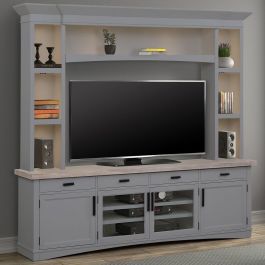 Parker House Americana Modern 3-PC 92" Entertainment Center - Dove ...